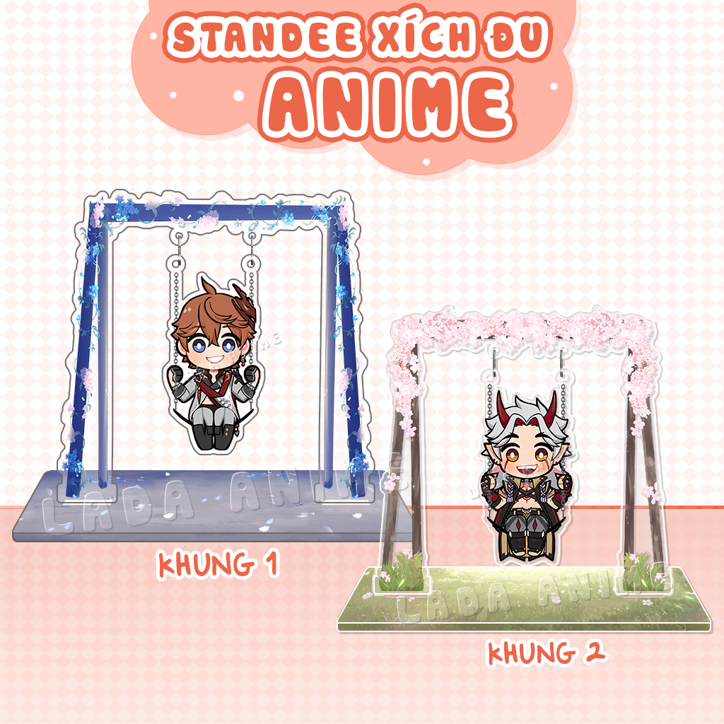Standee Genshin Impact Game Swing Optional Character And Swing Frame ...