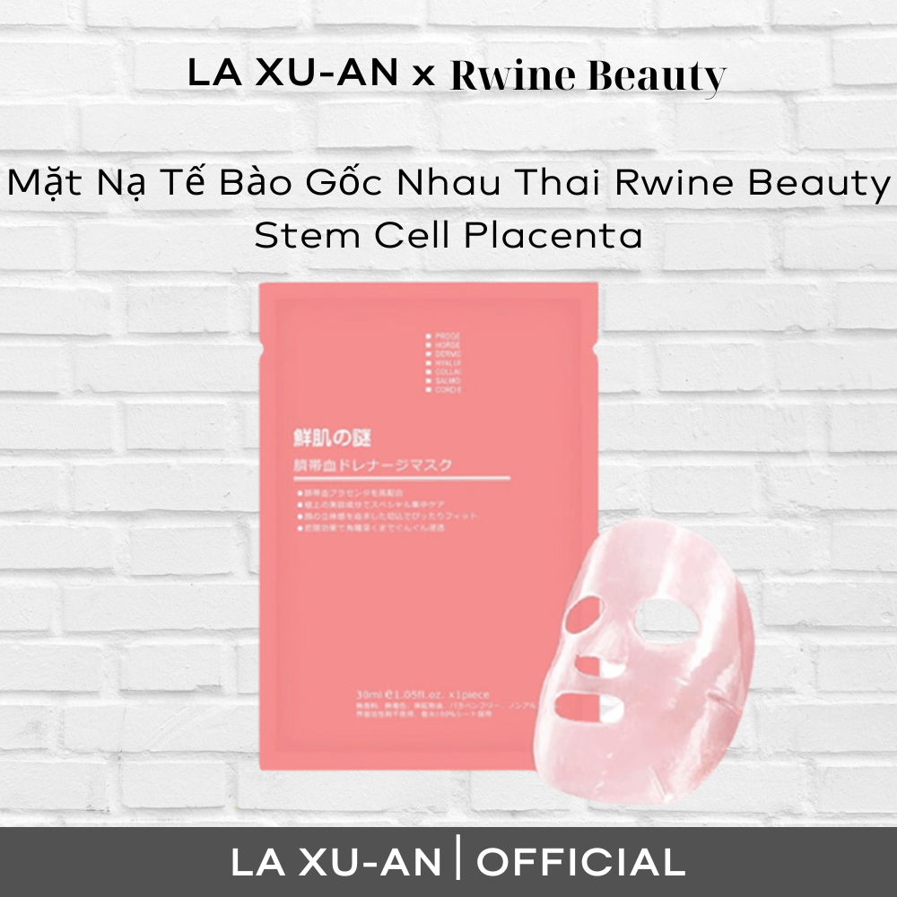 Rwine Beauty Stem Cell Placenta Japanese Umbilical Cord Placenta Mask ...