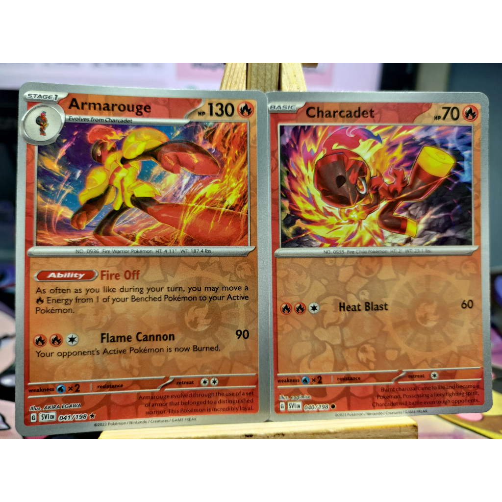 [KW2 Pokemon] [EN] Armarouge Pokemon Card 2 Evolution Level Combo ...