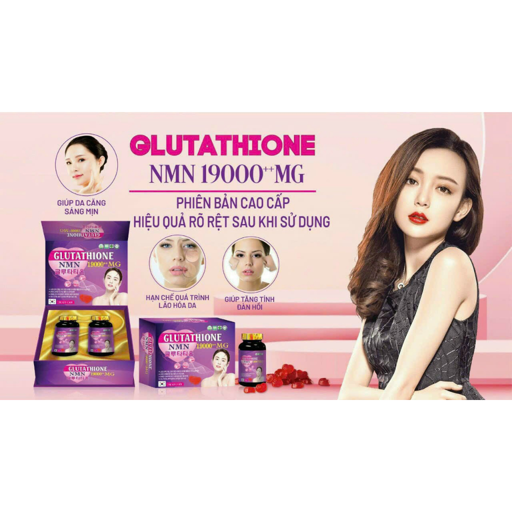 Glutathione NMN 19000 ++ MG oral tablet - Box of 2 capsules | Shopee ...