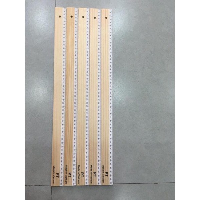 Wooden ruler 50CM long, product as shown, price for 1 piece | Shopee ...