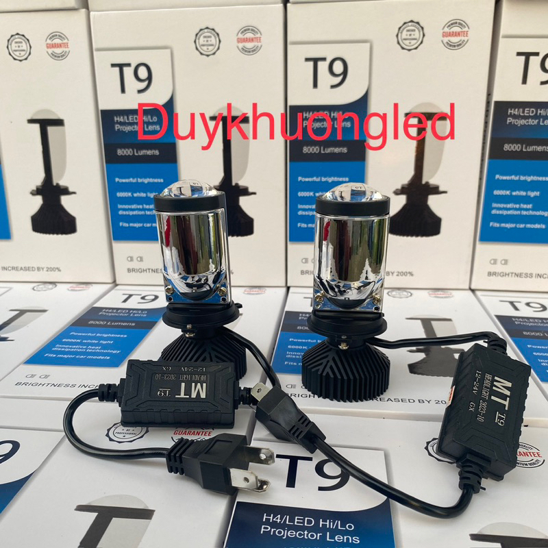 T9 2024 45W Led Bi-Light, H4 Base, Zinc Mounted for Cars and ...
