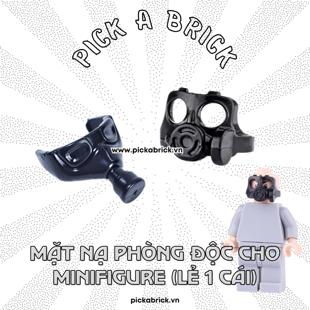 Accessories SWAT Gas Mask Gas Mask For minifigure SWAT SWAT Soldiers ...