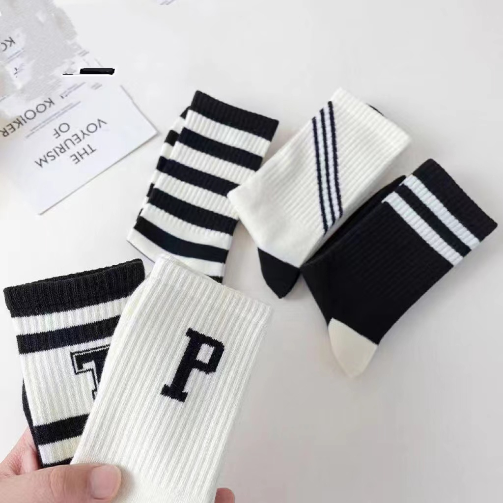 5 styles of simple and versatile medium-length socks (both men and ...