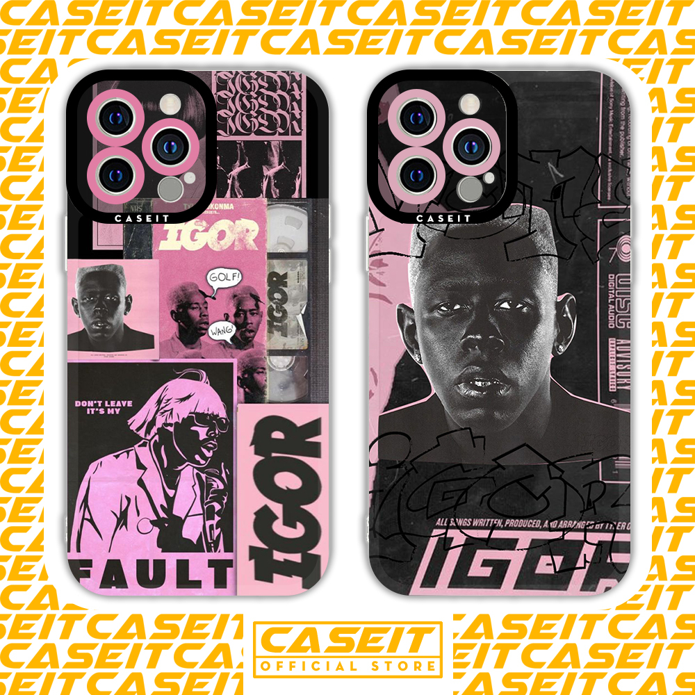 Caseit Igor Tyler The Creator rapper aesthetic square edge iphone case 8/8plus/x/xs/11/12/13/14 ...