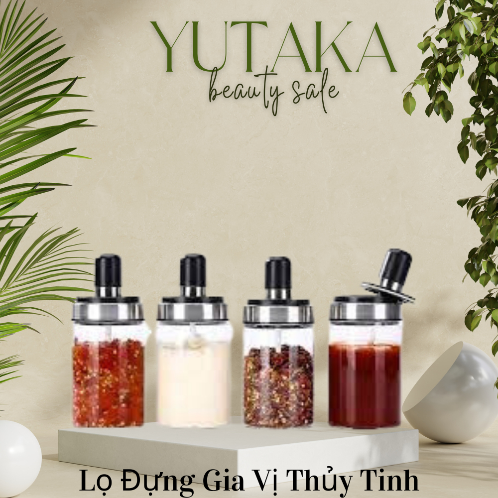 Genuine Glass Spice Jar, Spice Jar with Smart Spoon | Shopee Malaysia