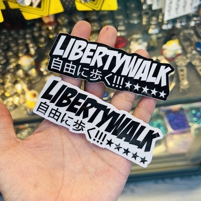 Sticker Logo Letter Libertywalk Famous Brand | Shopee Malaysia