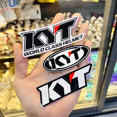 Kyt brand racing logo sticker for helmets, suitcases, laptops, etc ...