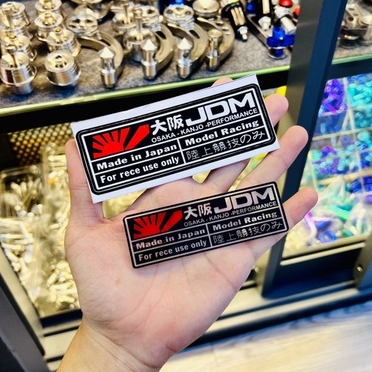 Japanese JDM logo sticker, lowercase decal and high quality waterproof ...