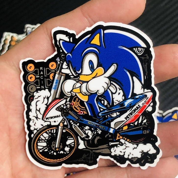Sonic Character Logo Sticker | Shopee Malaysia