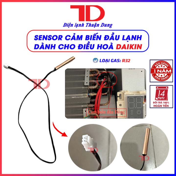 Cold head and hot tail Sensor for Daikin gas R32 air conditioner ...