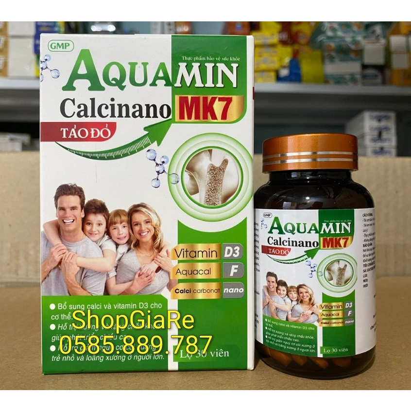 Aquamin Calcinano Mk7 Red Algae Supplemented With Calcium, Fight ...