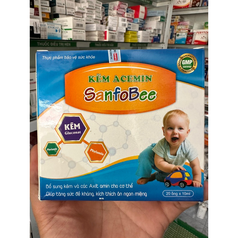 SanfoBee Acemin Zinc Syrup increases resistance, stimulates appetite ...
