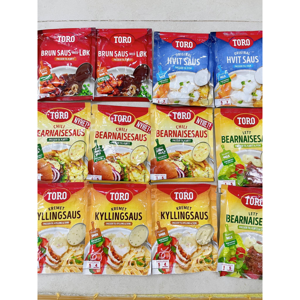 Toro Norwegian domestic powdered instant sauce 15g pack | Shopee Malaysia