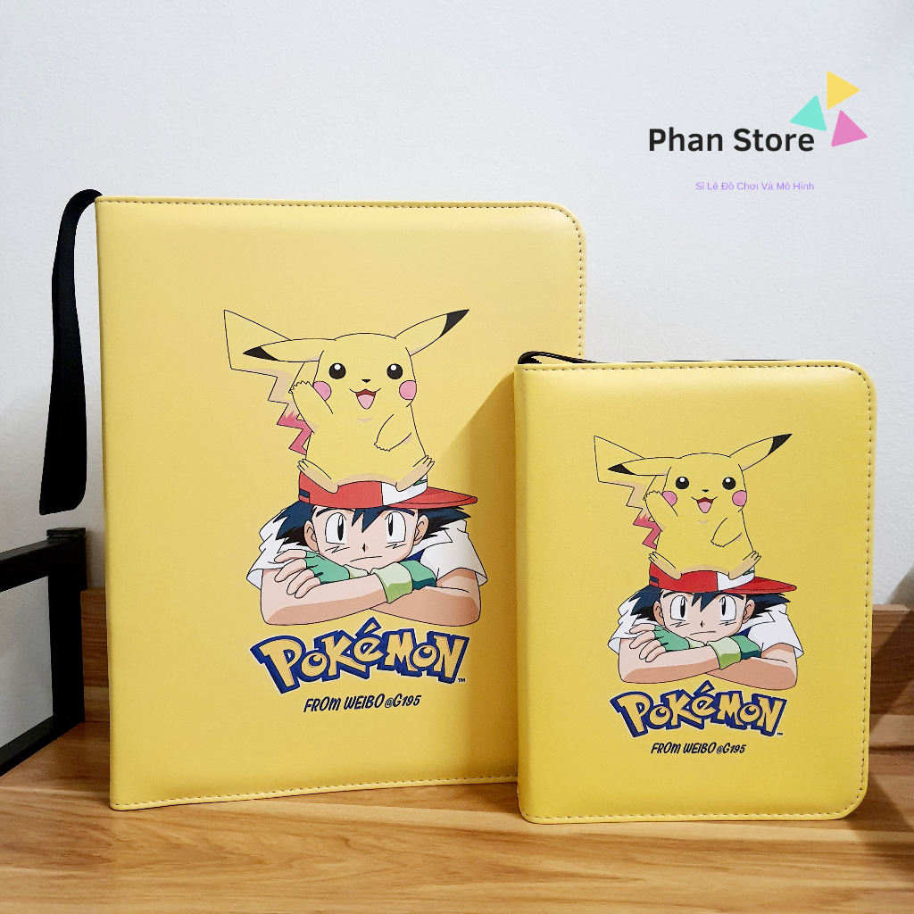 Pikachu and Satoshi album_ Beautiful Pokemon card Album | Shopee Malaysia