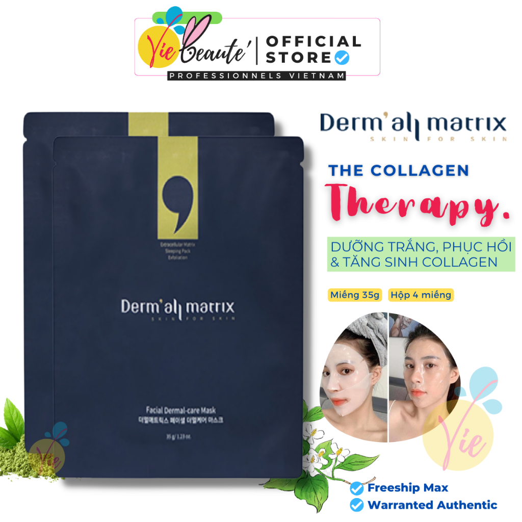 Matrix Mask - DERM'ALL MATRIX Facial Derma Mask for whitening, lifting ...