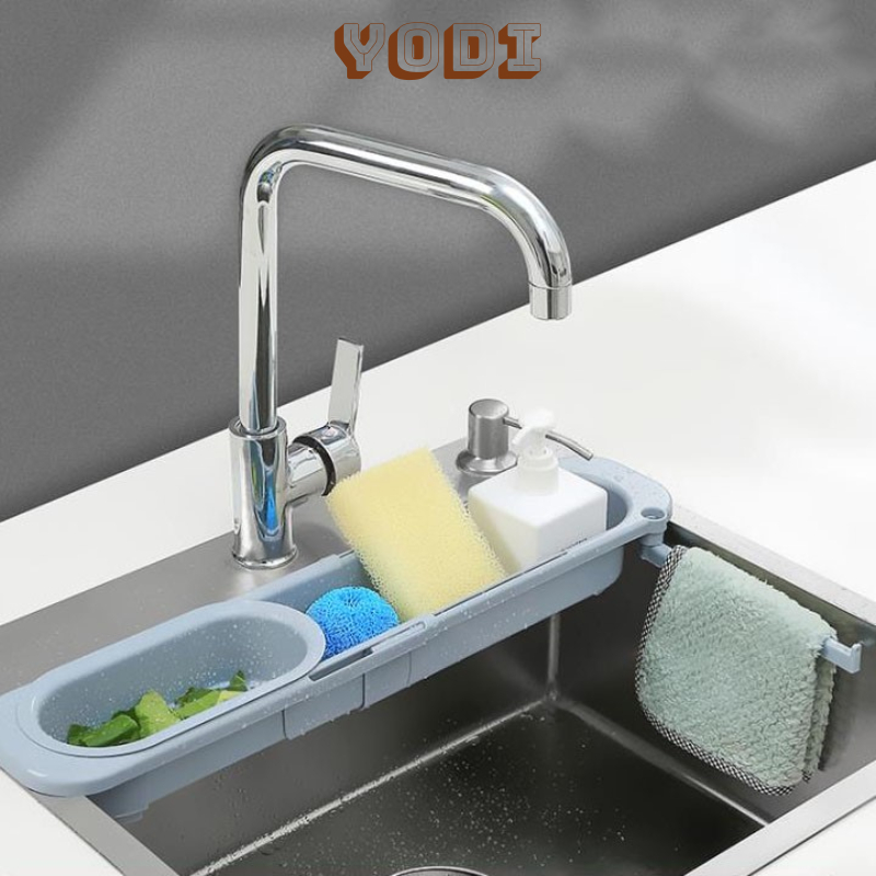 Sink faucet shelf with trash filter, sink tray with convenient trash ...