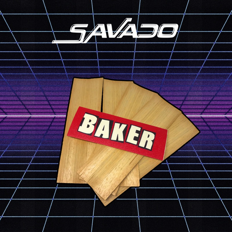 Wooden handmade fingerboard with BAKER logo (fingerboard) | Shopee Malaysia