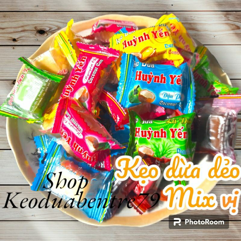 500g Huynh Yen coconut candy mixed with flavors (sau) | Shopee Malaysia