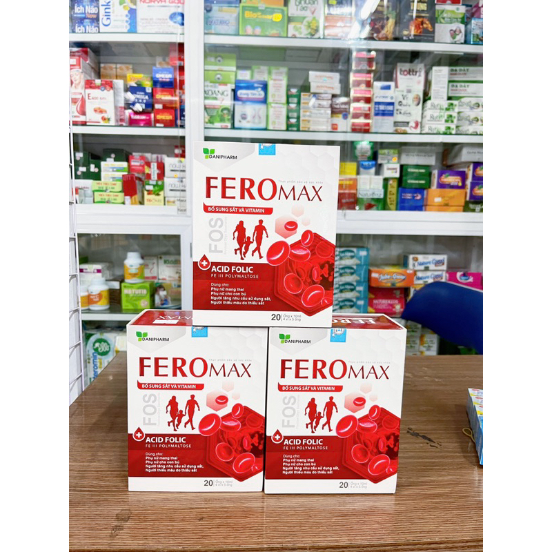 Feromax liquid iron helps improve anemia (box of 20 tubes) | Shopee ...
