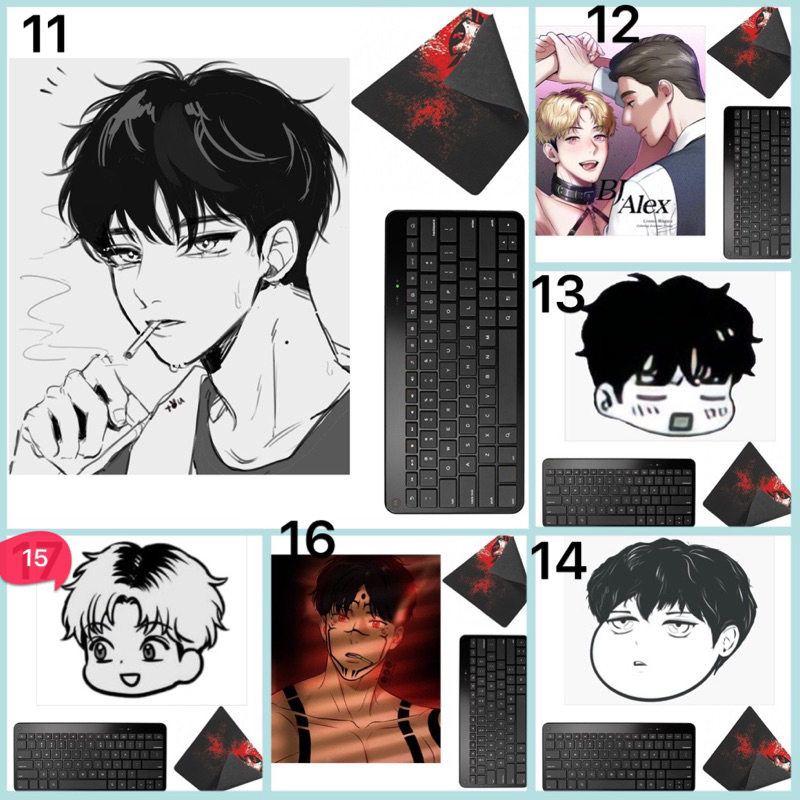 Bj alex broadcast mouse pad with alex yaoi / bj alex broadcast mouse pad with alex | Shopee Malaysia