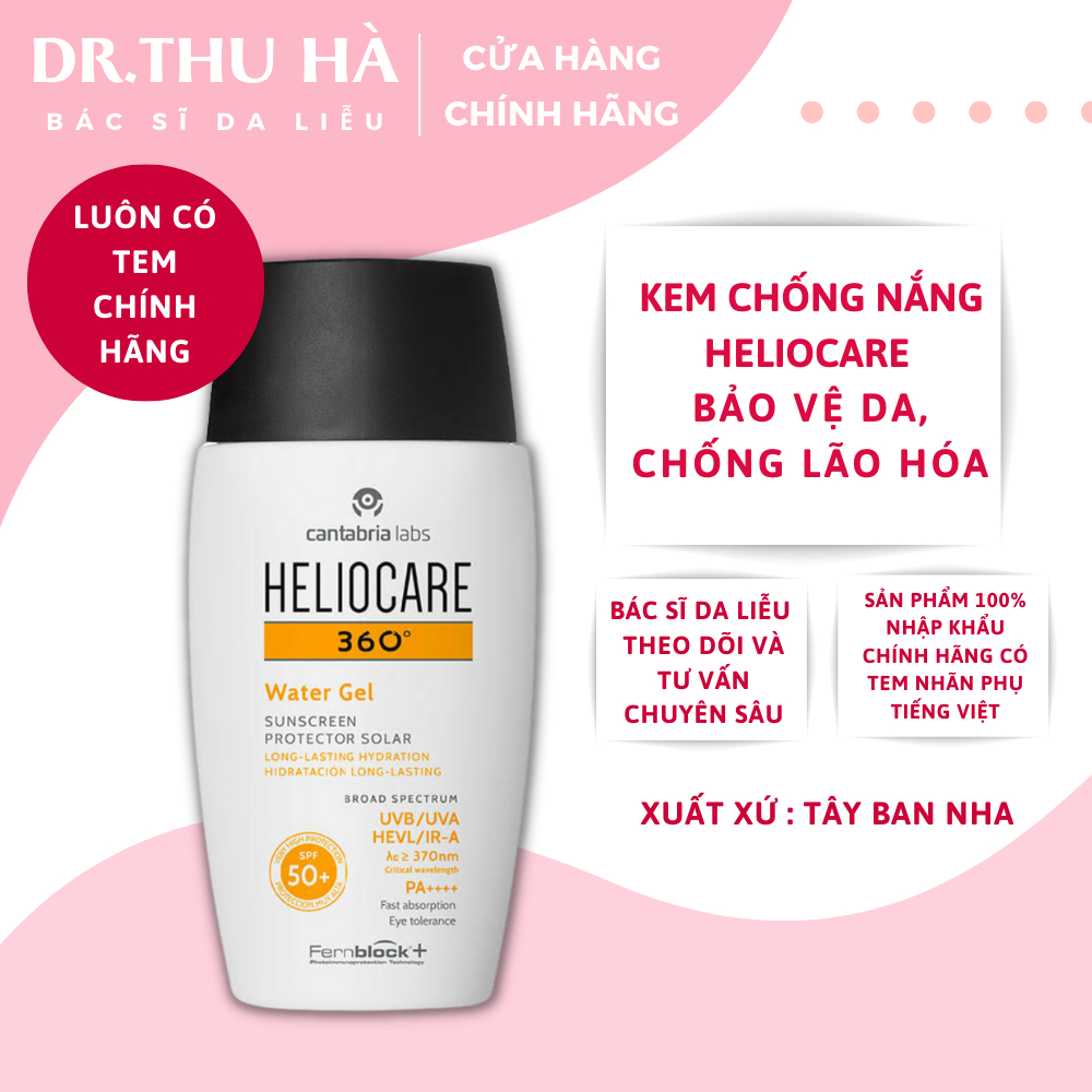 Heliocare 360 sunscreen, Helio Pigment, Water Gel, Mineral broad ...