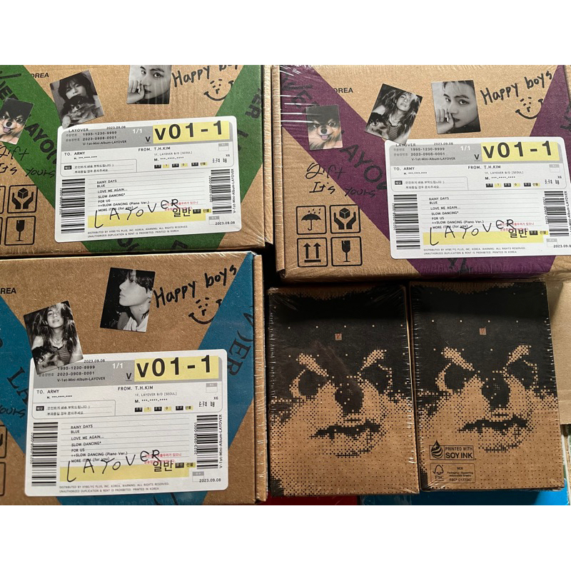 Layover ALBUM- V BTS GENUINE PHOTO SET | Shopee Malaysia