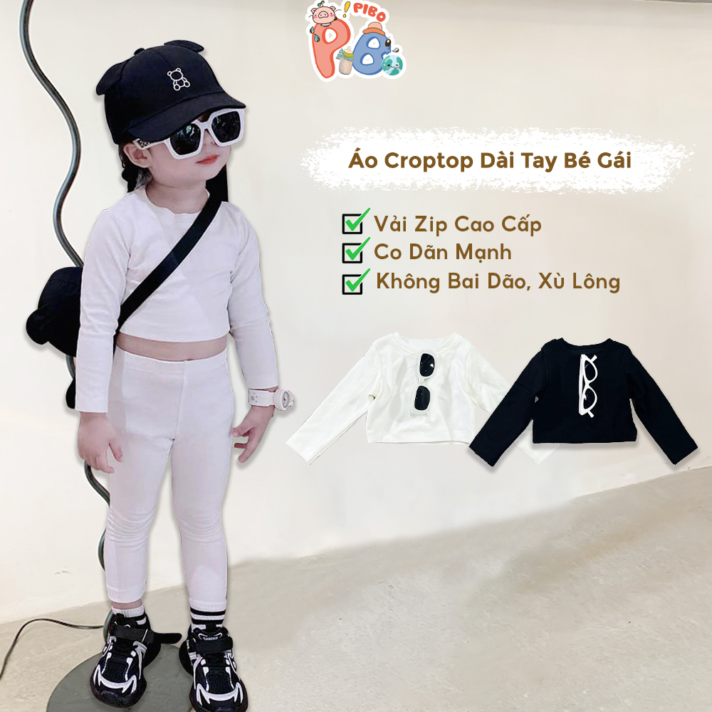 Girls' Long-Sleeved Crochet Shirt in Strong Elastic Zip Fabric, Easy to ...
