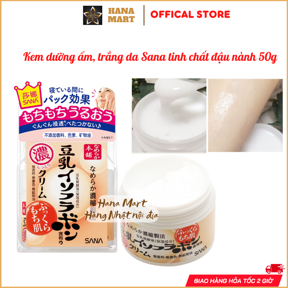 Sana moisturizing and whitening cream with soybean essence 50g ...