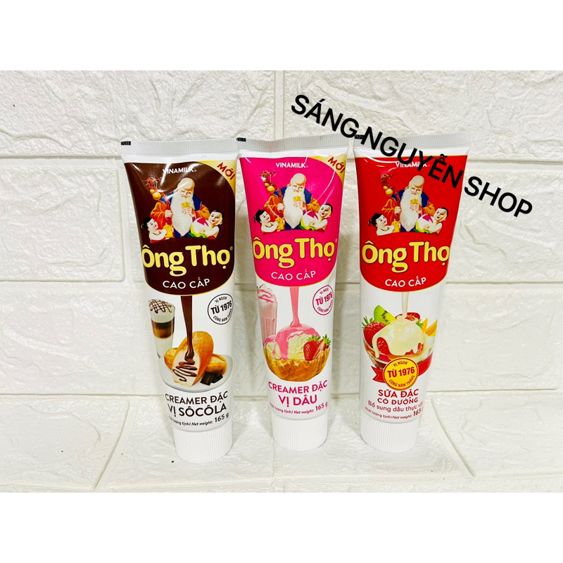 Ong Tho milk tube 165g SUPER HOT HIT, CONVENIENT - Ong Tho sweetened ...