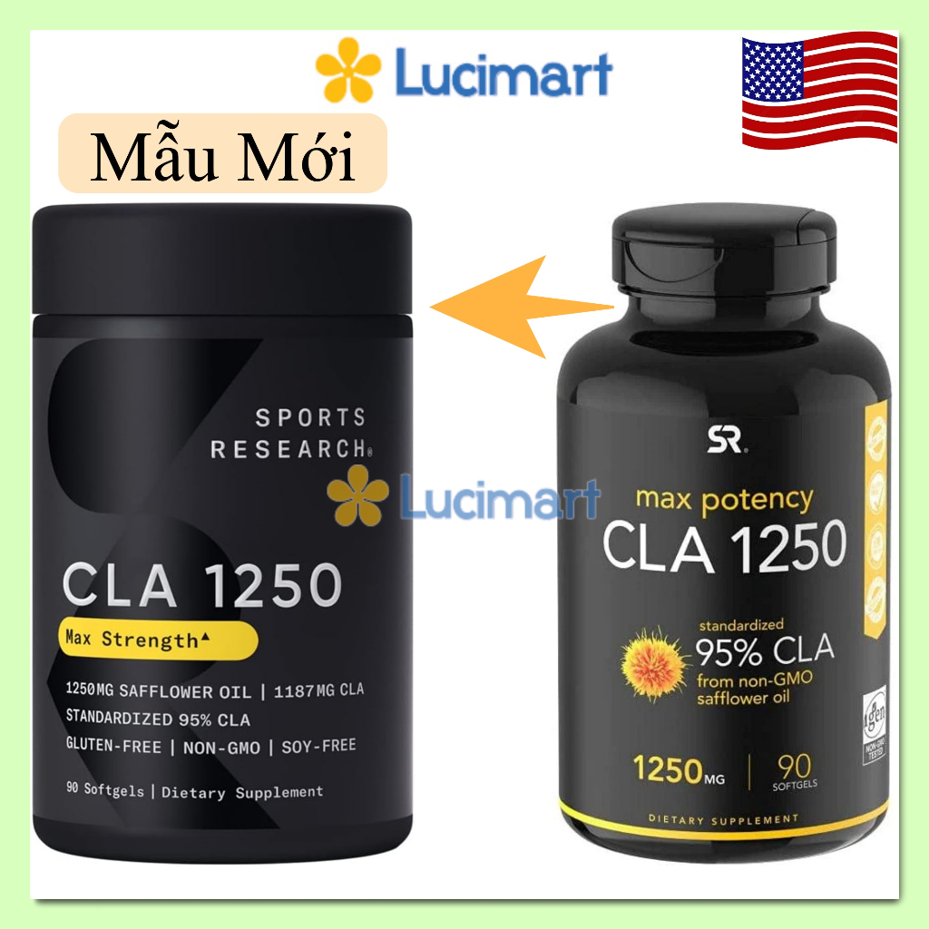 Cla 1250 Max Potency Potency 1250mg Sports Research [Us Product] | Shopee Malaysia