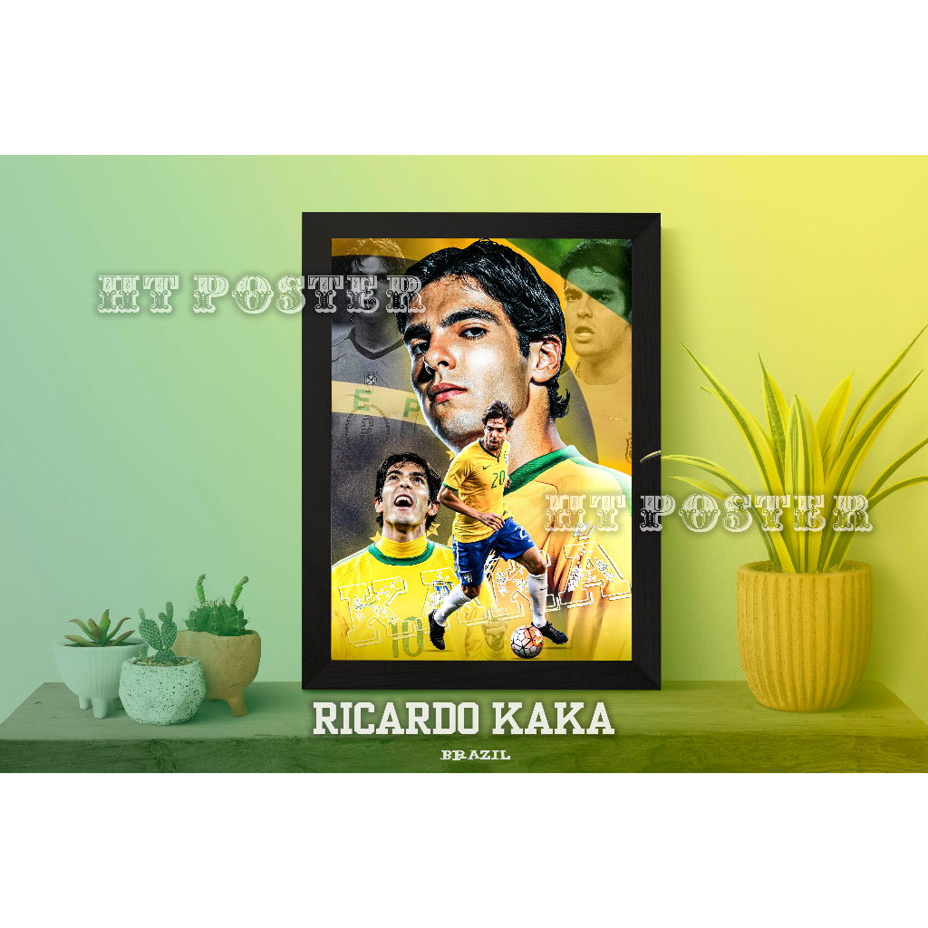 Kaka poster photo frame in Brazilian color includes 2 sizes for A5 ...