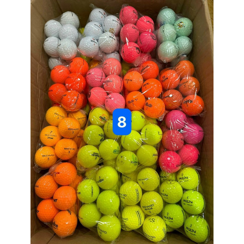 95% New Full Color Golf Balls (10 pieces) | Shopee Malaysia