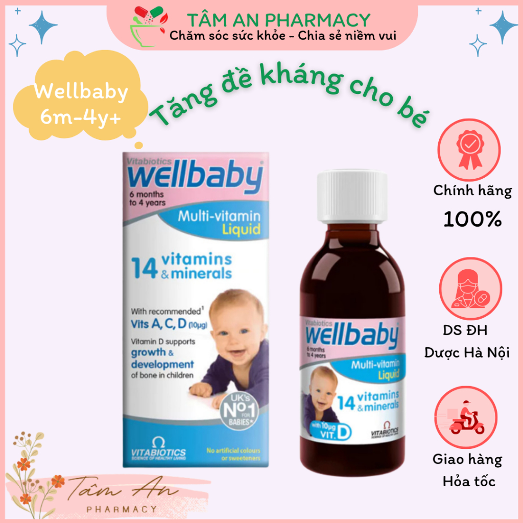 Wellbaby Multivitamin liquid syrup - Vitamin syrup for babies | Shopee ...