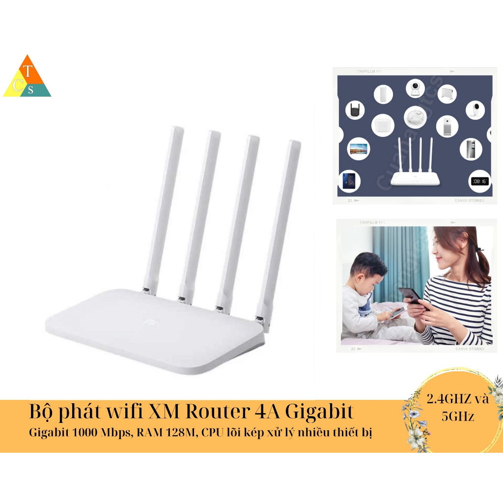 MiRouter 4A Gigabit Enthernet Wifi Router 1000Mb | Shopee Malaysia