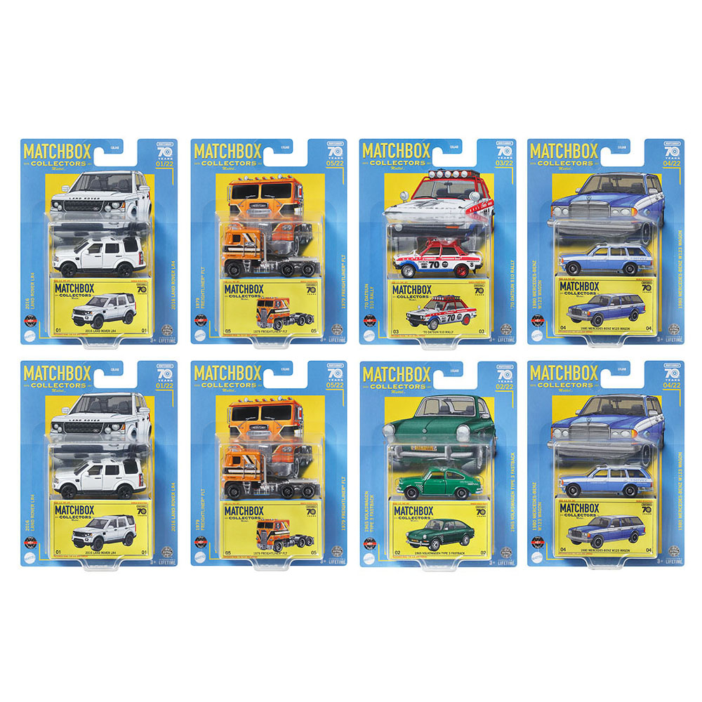 Matchbox Land Rover LR4, Mercedes-Benz W123, Freightliner, Volkswagen ...