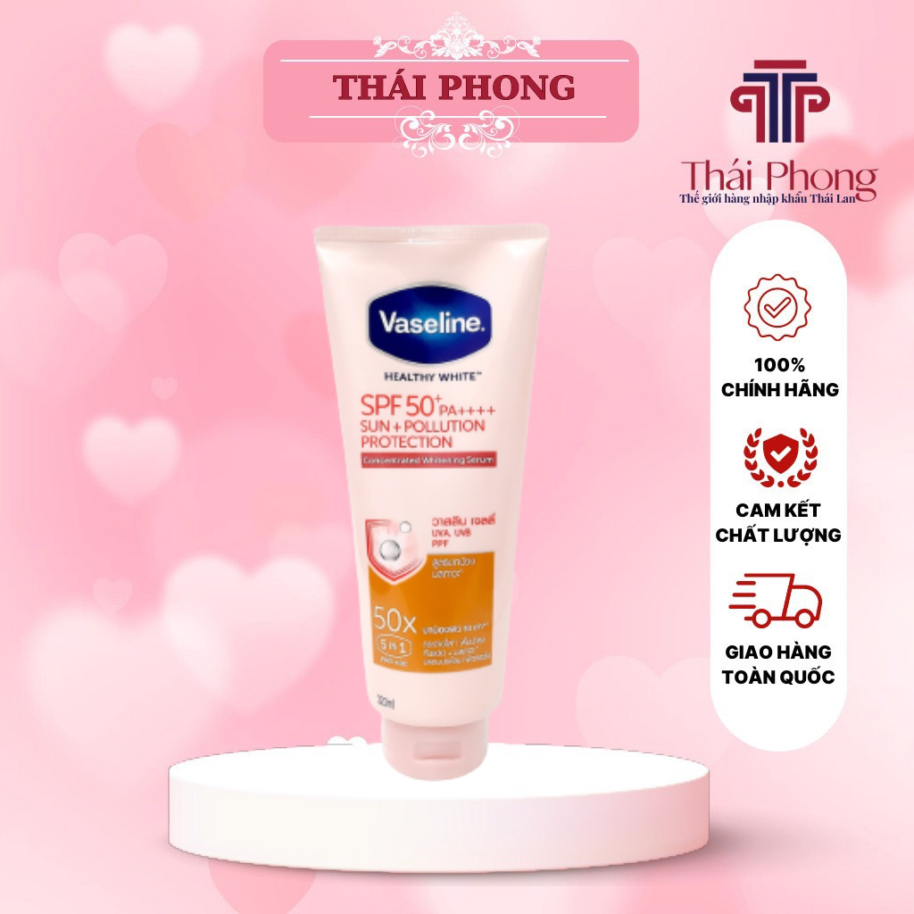 Vaseline Healthy White Sunscreen Body Lotion SPF 50 + PA + + + + Sun ...