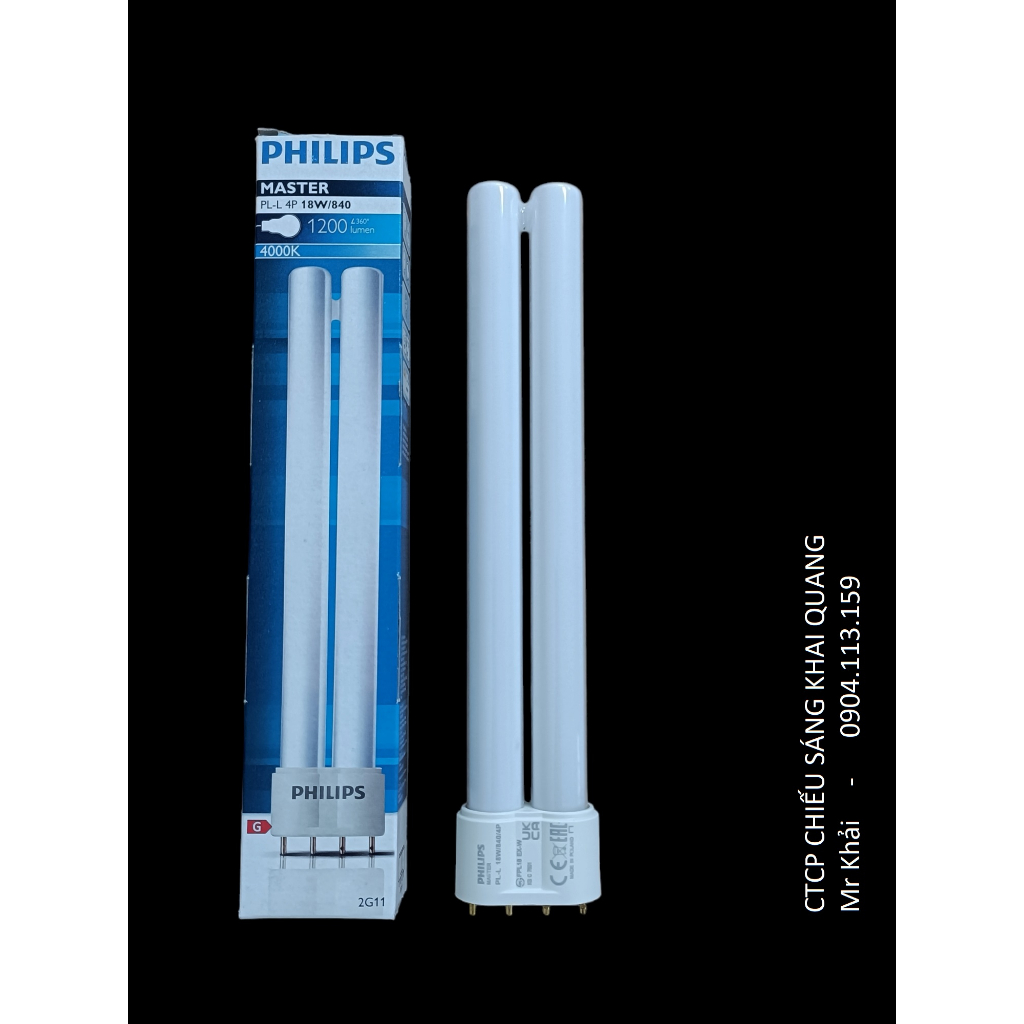 U-shaped compact light bulb, Philips Master PL-L 18W 4P | Shopee Malaysia