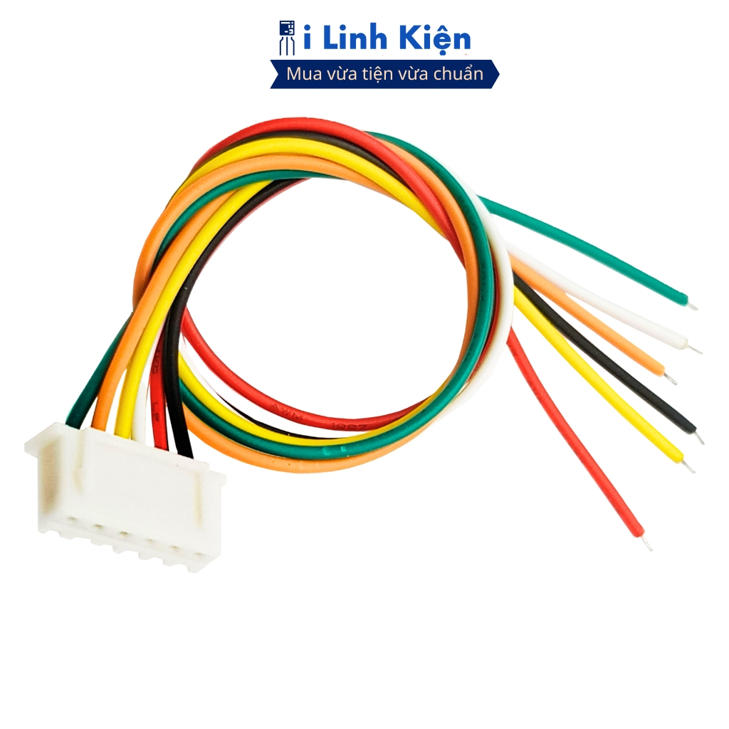6p XH2.54 bus wire, 22AWG wire, 1 plug, 30cm long, genuine ilinhkien ...