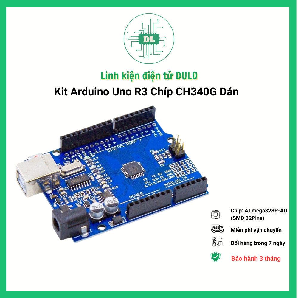 Arduino Uno R3 ATmega328P CH340 Circuit (Paste -SMD) | Shopee Malaysia