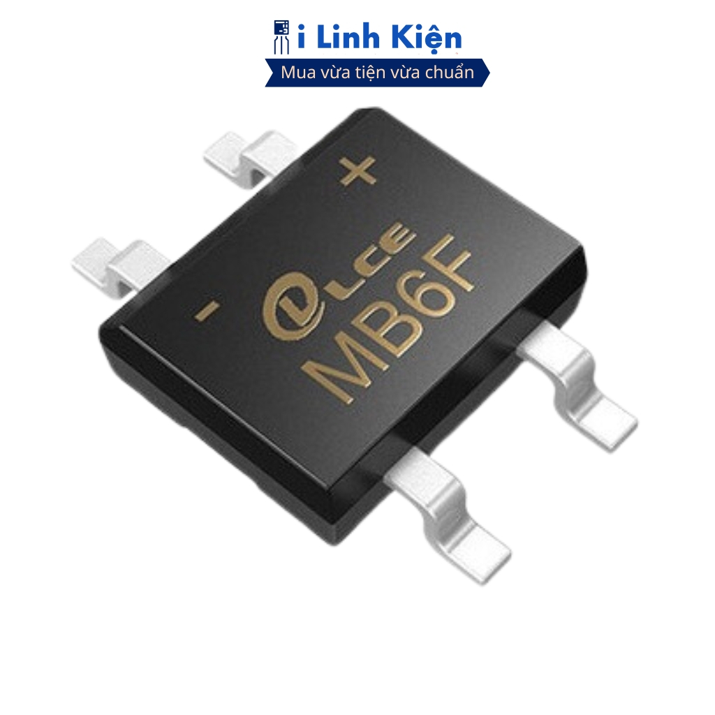 Mb6f 0.8A 600V SOP-4 bridge Diode ensures ilinhkien quality | Shopee ...