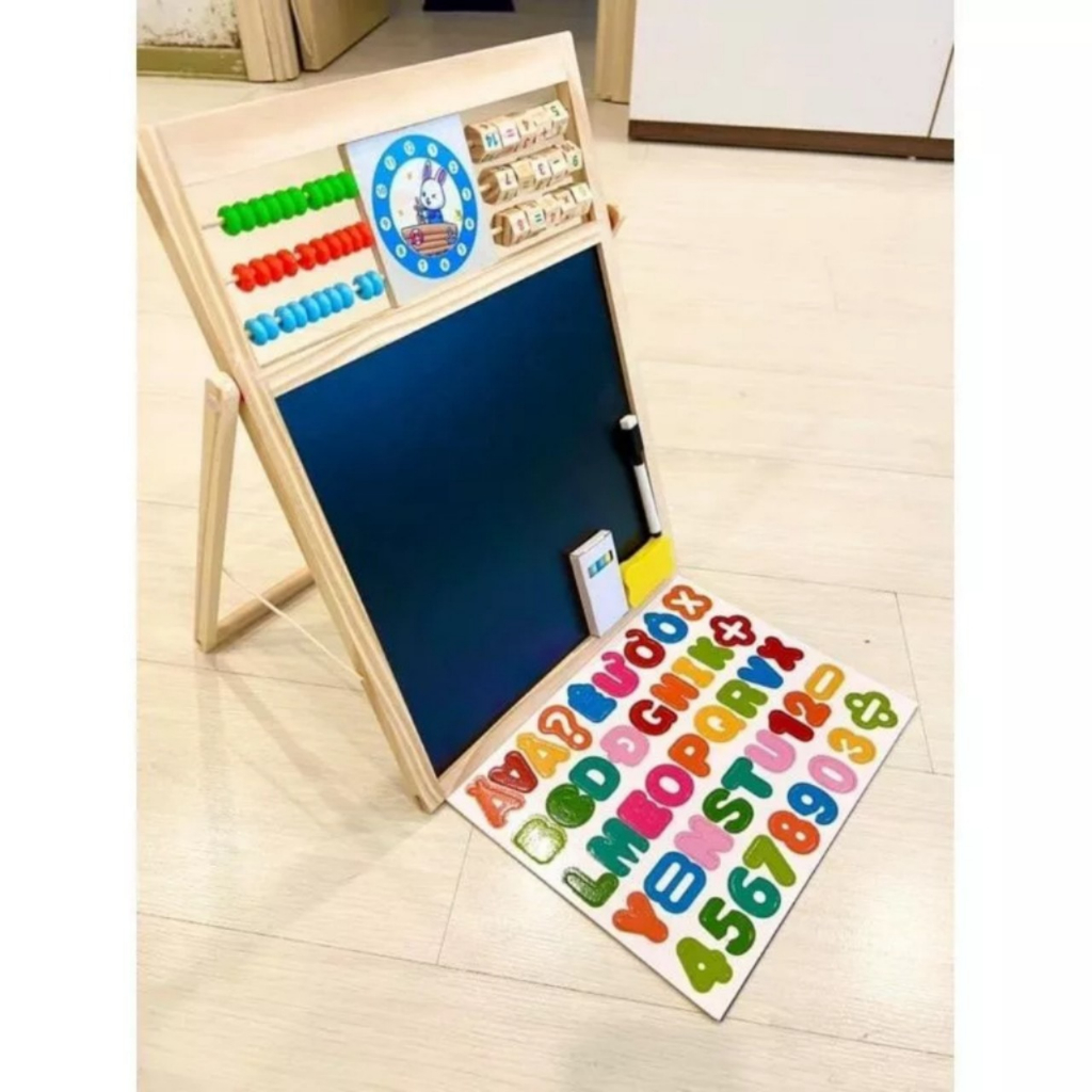 Double-sided Writing Board, Vietnamese Letter and Number Learning Board ...