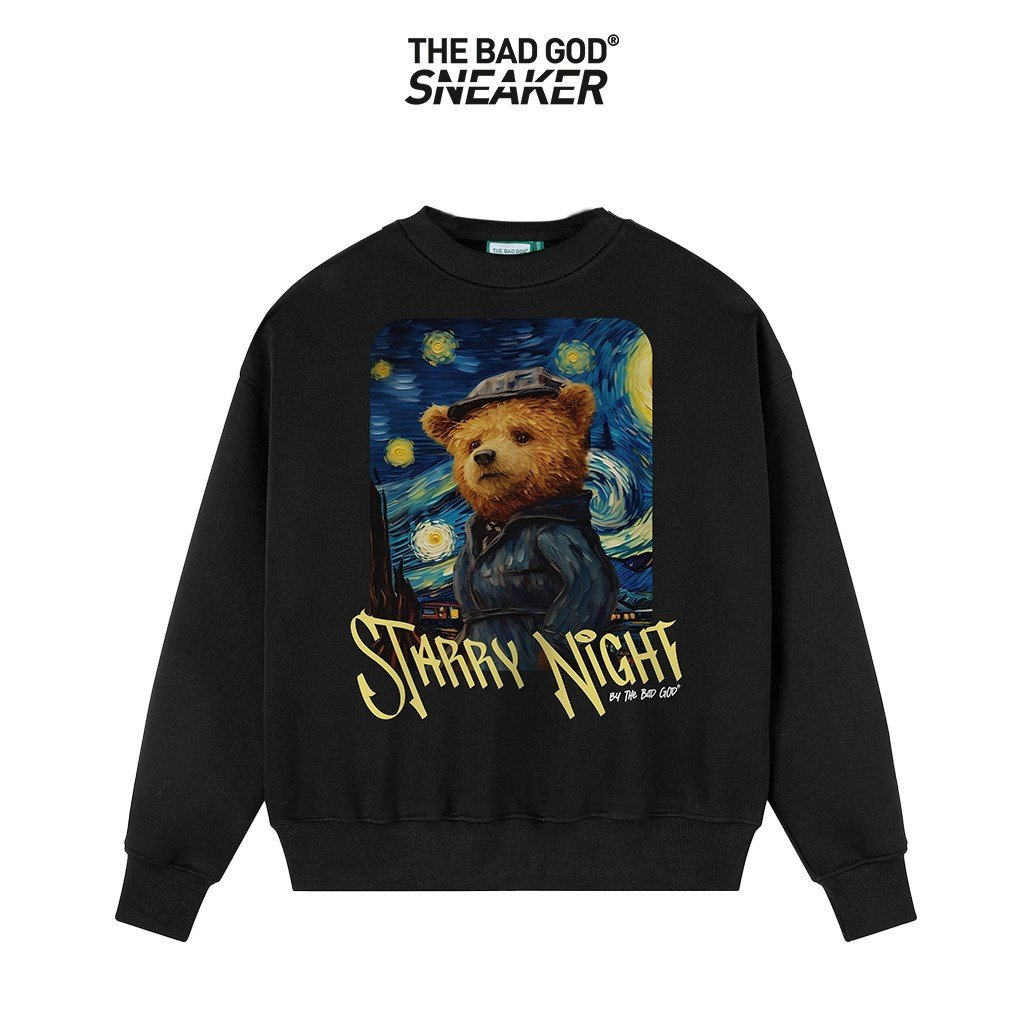 The Bad God Starry Night sweater | Shopee Malaysia