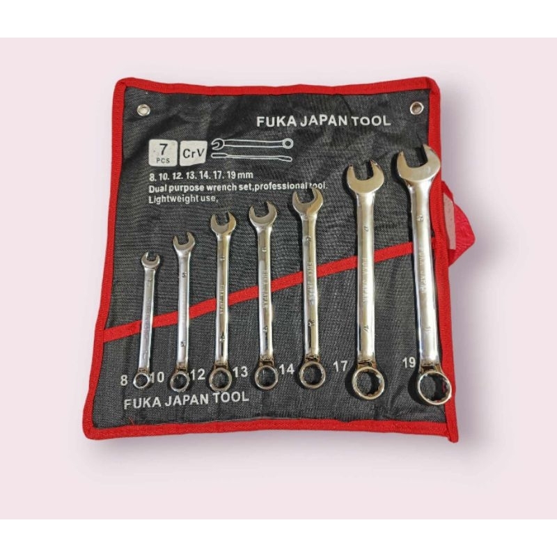 Fuka JAPAN ring wrench set 8_19mm | Shopee Malaysia