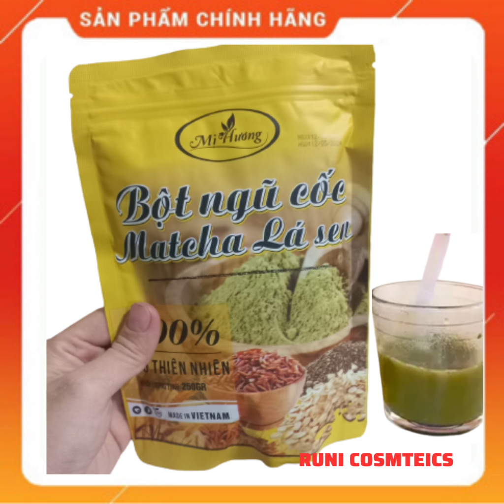 Matcha Cereals Lotus Leaf Me Huong - Mint Belly Fat New Model Box ...