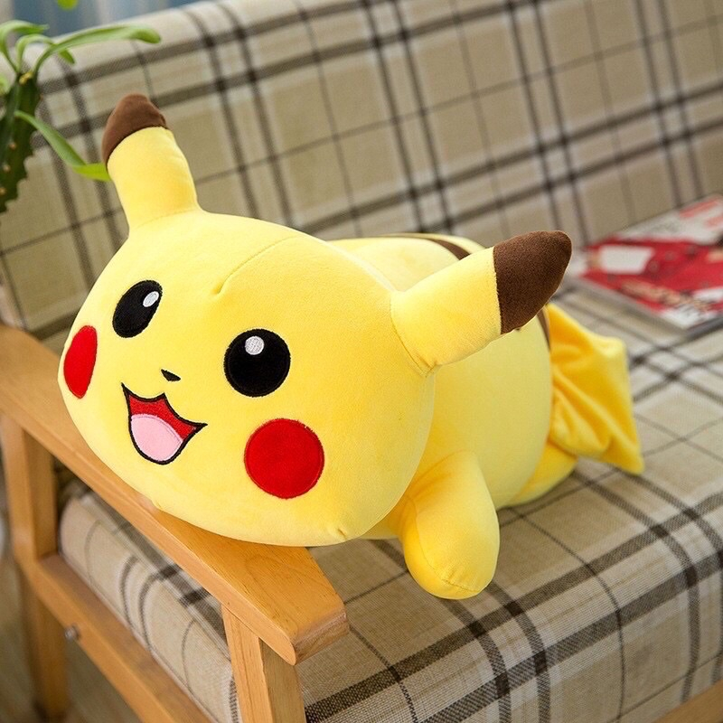 Lying PiCaChu Teddy Bear, Super Soft and Cute PiCaChu Stuffed Animal ...