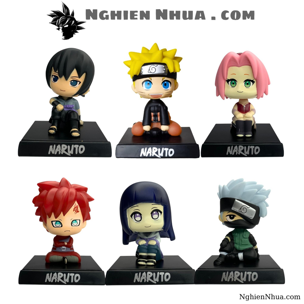 Model Sasuke, naruto, kakashi, hinata, garage, sakura shaking his head ...