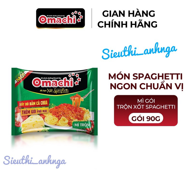 Omachi Mixed Noodles with Spaghetti Sauce Pack 91g | Shopee Malaysia
