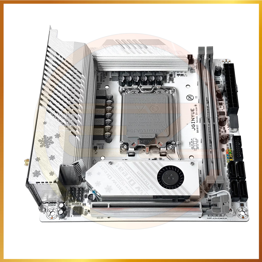 Jginyue B760i Snow Dream ITX DDR4 / LGA1700 Motherboard | Shopee Malaysia