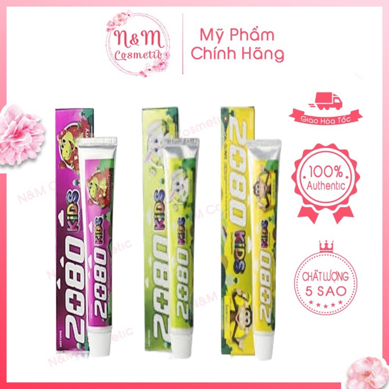 Children's toothpaste to prevent tooth decay 2080 Kids Korea 80g ...